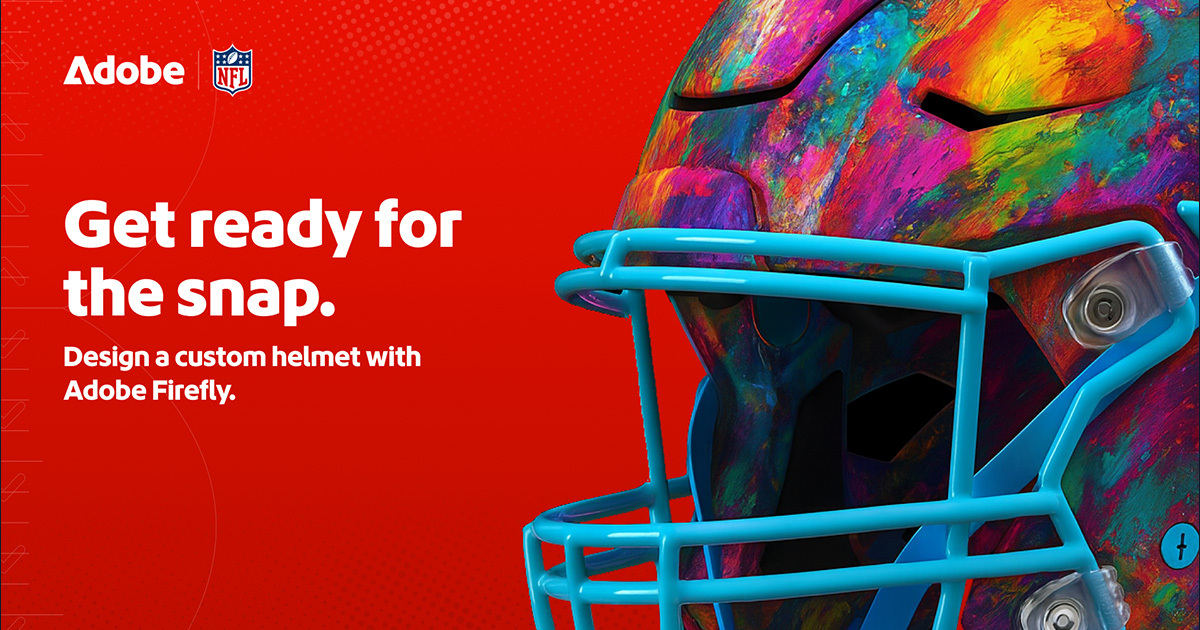 Adobe & NFL - Design your helmet.
